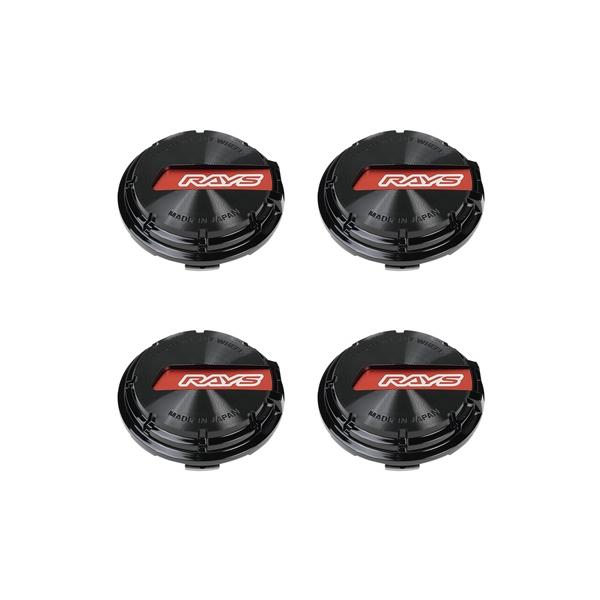 RAYS Gram Lights No.15 GL CAP BK/RD 4個商品コード： 61025000008BKハブクリアランス 8mm・57CR SPEC D・57CR SPEC M・57DR SPEC D・57CR・57DR・57X...