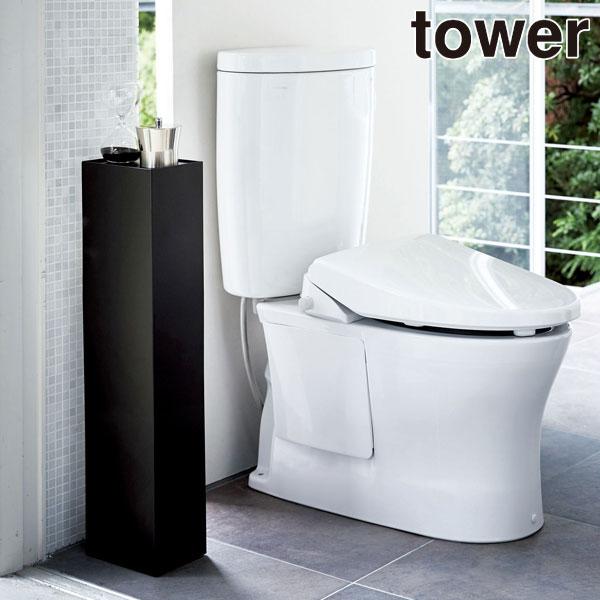 トイレ用品を隠して収納できるスリムトイレラック。スリムなトイレ収納で狭いスペースでも簡単に回転でき、生活感を隠すことが可能。様々なインテリアに馴染むモノトーンのシンプルなデザインです。トイレットペーパー・トイレ用洗剤・トイレブラシ・消臭スプ...
