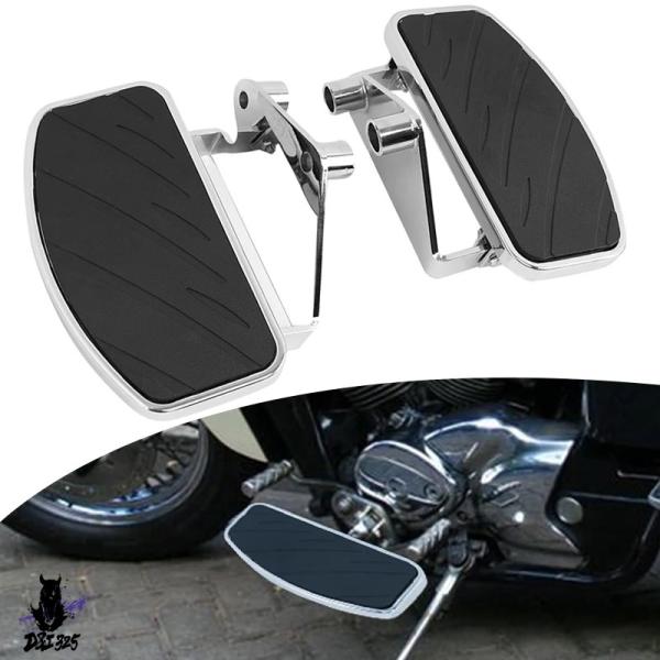 ホンダシャドウACE VT400 VT750 1997-2003用のモーターサイクルフロントライダードライバーフットペグ、フットボードが発売中です。高品質なビレットアルミとラバーで作られており、左右セットで1つの商品となっています。クローム...