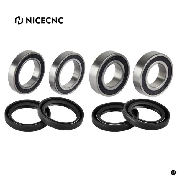 オートバイの前輪と後輪のシールキット,KTM 2003-2018 EXC300 EXC EXCF SX SXF XC XCF XCW XCFW 125 250 300 350 450 500 530 -防塵、防水、耐食性 -- ベアリング鋼...