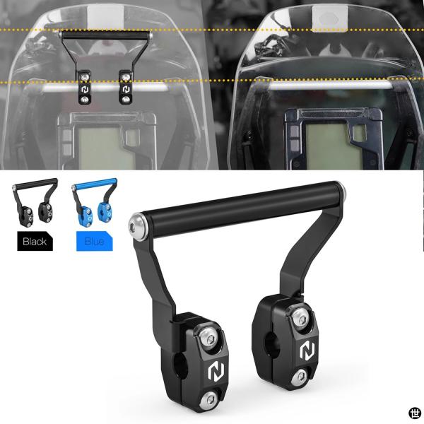 機能: 【視認性の向上】GPSやロードブックを上に移動して視認性を向上。 このデザインの改善により、気が散るのを防ぎ、視覚的な動きの可能性を最小限に抑えます。 GPSマウントは、直径12MMのバークリップと完璧に連携するように設計されていま...