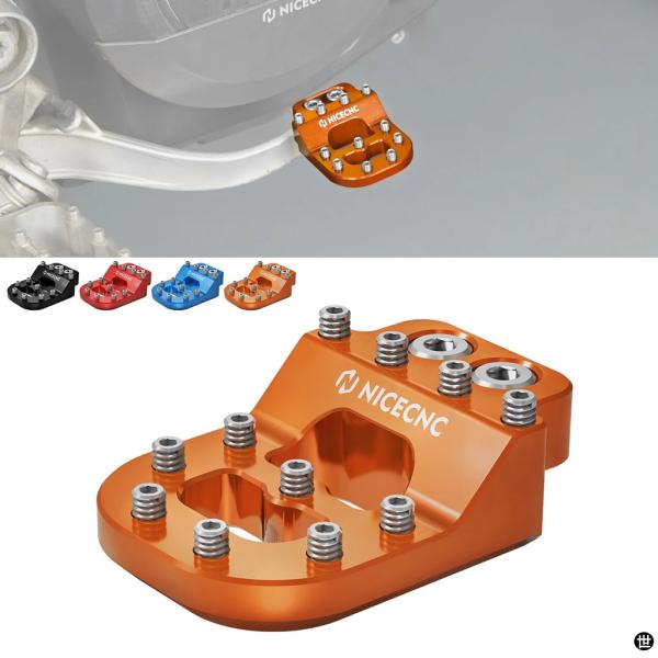 快適さと安全性の両方を考慮して設計されたNICECNCステップアップリアブレーキペダル。このカスタムメイドのペダルは、乗りながら座ることを好む人のための低いステップを備えています。つま先を下に向けて立てるためのアッパーステップもあります。 ...