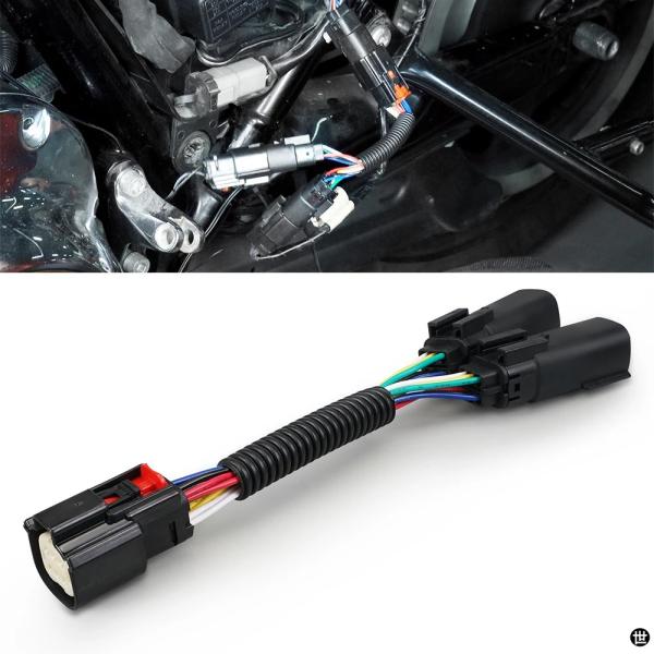 BY UTILIZING THIS HARNESS, RIDERS CAN ADD ADDITIONAL LIGHTING,ENJOY ENHANCED VISIBILITY AND SAFETY ON THE ROAD. FIT FLHX...