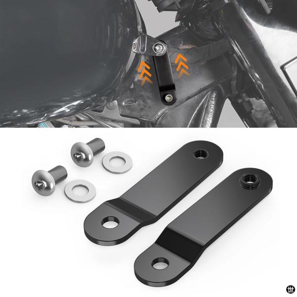 このタンクリフトキットでバイクのスタイルを簡単にアップグレードし、ガスタンクのフロントを1?3インチ上げることができます。あなたがいつも望んでいたバイクのカスタムルックを手に入れましょう!  機能: 【バイクのスタイルをアップグレード】ガス...