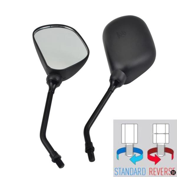 DESCRIPTION:--1 PAIR OF BRAND NEW GOOD QUALITY MIRRORS IN BLACK TO FIT ALL YAMAHA MOTORCYCLES WITH 10MM SCREW IN TYPE MO...