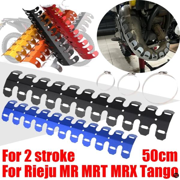 ?備品:    2ストロークエンジン用オフロードバイク  RIEJU MR MRT MRXタンゴ2ストローク用     ?商品の詳細: 製品名: エキゾーストマフラーパイプ熱シールド  長さ寸法: 50CM 対象: ほとんどの2ダッシュオフ...