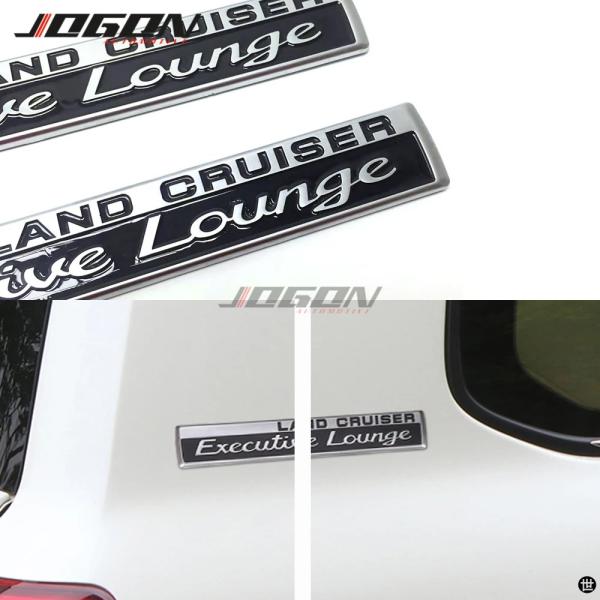 トヨタランドクルーザー,LC100,LC200,LC76,LC79,FJ76,FJ79,サイドリアステッカー,3Dエグゼクティブラウンジクロームエンブレム,トランクバッジ    -100% 新品で高品質 -MATERIAL: ABSクローム...
