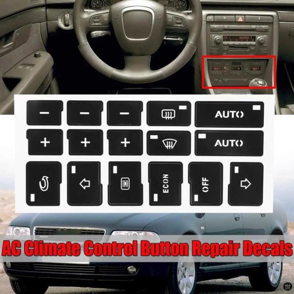FITMENT:-FOR AUDI A4, B6, B7 2000-2004-MAKE SURE YOUR AC CLIMATE CONTROL BUTTONS MATCH PICTURESPECIFICATION:-TYPE:AC CLI...