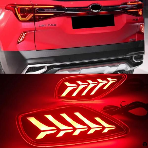 2つの機能はドライビングライトとブレーキライトです。