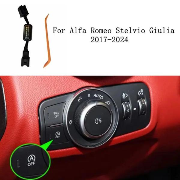 自動スタートストップモジュールアダプタースタートモジュールALFA ROMEO STELVIO GIULIA 2017-2023 2024  リッチ化: ジュリアスチールスチール2017-2023 2024  BESCHRIJVING: H...