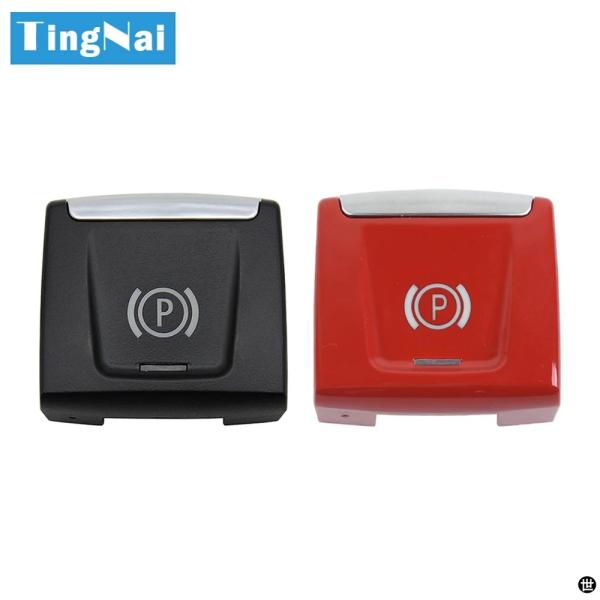 2 COLORS ELECTRONIC HANDBRAKE PARKING SWITCH CONTROL BUTTON REPLACEMENT FOR BMW X1 F48 F49 X2 F39 2 SERIES F45 F46 OE NO...