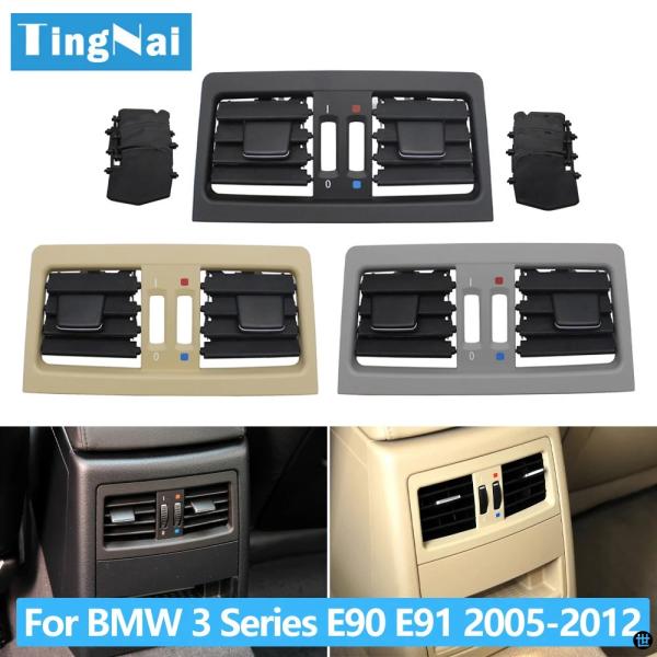 CAR REAR CENTER CONSOLE HEATER AC VENT GRILLE AIR VENT PANEL FOR BMW 3 SERIES E90 E91 335I 328I 318I 325I 330I 320I 2005...