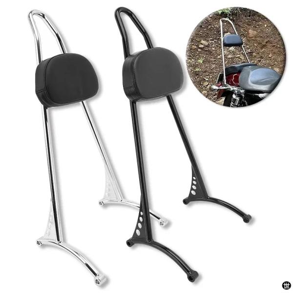 仕様: CONDITION: 新品 カラー: ブラッククローム 素材: アイアン + PUレザー 車両への配置: リア SIZE: 写真のように 備品: ハーレースポーツスターアイアン883 1200 XL 48 72 2004-LATER...