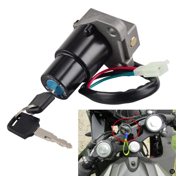 注: 自転車によってジョイントが異なるため、この製品のジョイントはOEM部品と異なる場合があり、ワイヤーのコネクタを自分で交換する必要があります  仕様: 部品タイプ: イグニッションスイッチ パートサブタイプ: イグニッションロック 車に...