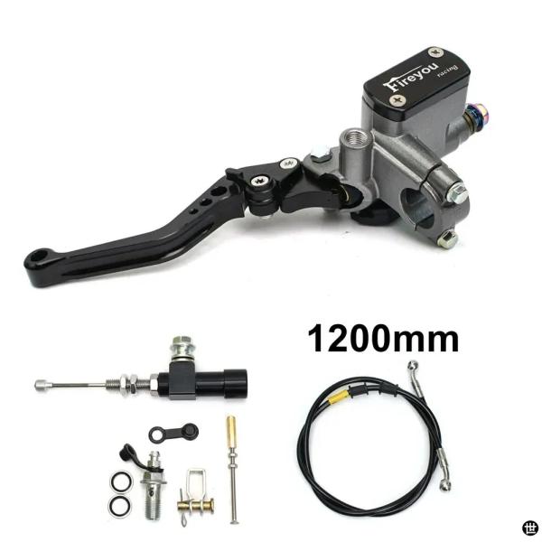 機能: 125CC- 300CCに適合 ピストンは特殊なステンレスで作られています 78インチ 22MM のバイクスポーツバイクストリートバイクスクーターダートバイクにいます 仕様: ロアポンプピストンサイズ: 12.7MM ピストン上部ポ...