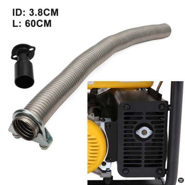 このしっかりとした互換性のある発電機のエキゾーストエクステンションにより、エンクロージャー ゾンビボックス や、の建物の小屋のような未使のスペースからのエキゾーストフュームを安全に排出できます  バイヤーは以下を受け取ります: 1 エキゾー...