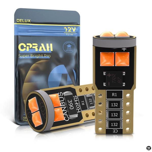 OPRAH 2 個 T10 W5W LED 電球 CANBUS エラーなし 6SMD 3030 超高輝度車内クリアランス読書ドームランプ自動パーキングライト