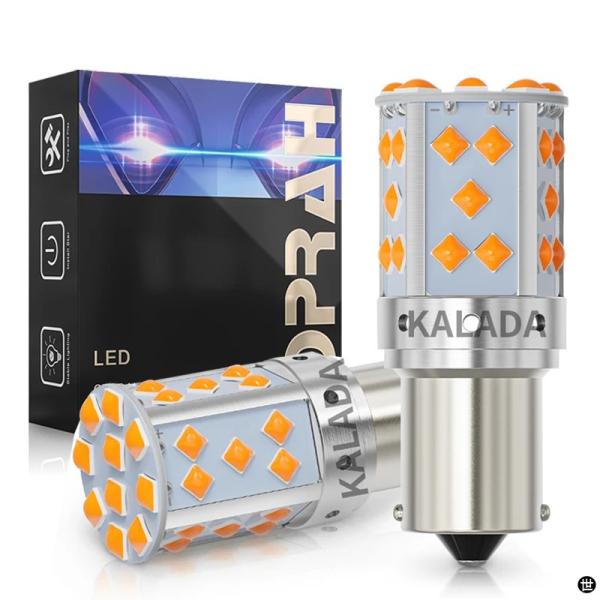 OPRAH 2 個 1156 BA15S P21W BAU15S PY21W 1157 BAY15D P215W 7440 W21W T20 3030 35SMD CANBUS LED 車ウィンカー電球リバースランプ