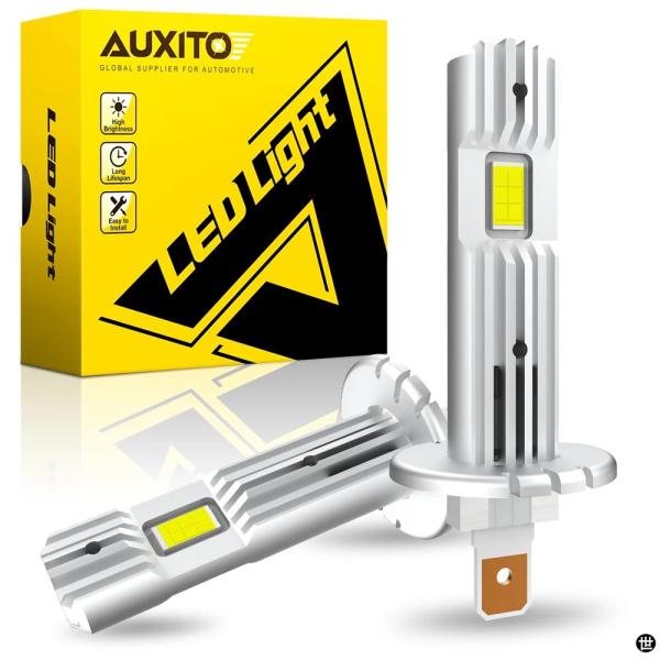 AUXITO ミニ 2X H1 LED ヘッドライト電球 ファンレス CANBUS エラーフリー 6500K 超高輝度 メルセデス フォード フィエスタ MK7 MK8 フォーカス MK3 MK4 アウディ A3 A4 A6 B7 商品説明...