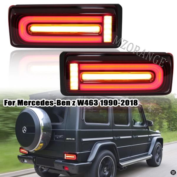 仕様：製品の色：レッド+ホワイト電圧：12VP車両への配置：リア(左右)装備品：メルセデスベンツ W463 Gクラス G500 G550 G55 G63 AMG1990 年から 2018 年