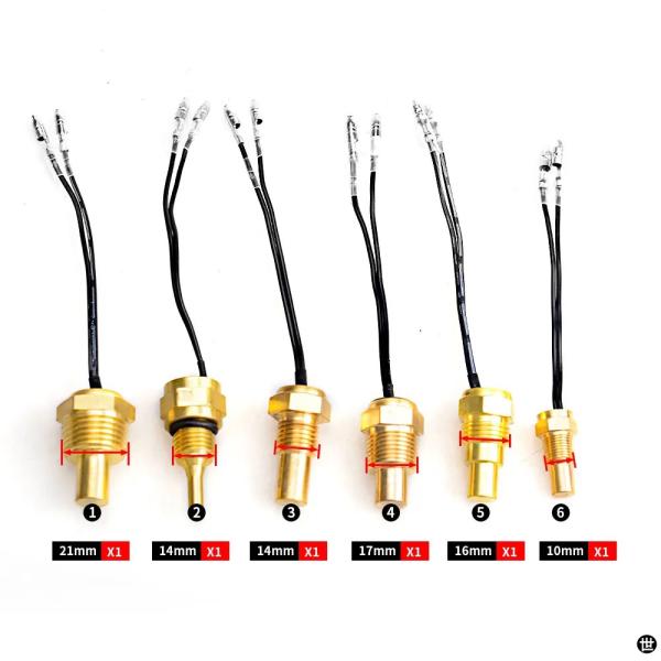 特徴：この水温センサーの熱値は50Kですこのセンサーは熱に対して安全です温度範囲は-40?135℃です サイズ:10MM18 NPT14MM14X1.516MM16X1.517MM38 NPT21MM 12 NPT注:ご注文前に製品のサイズ...