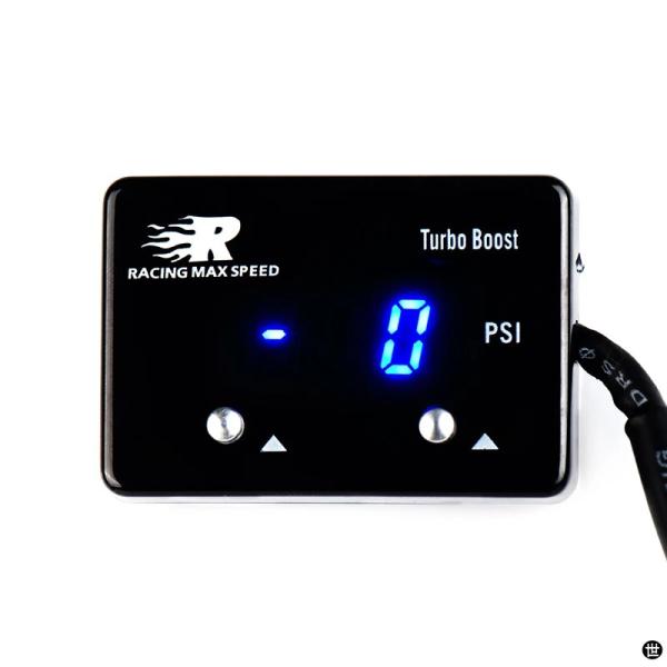 車のブーストゲージ 14 - 40 PSI 12V デジタル ターボ ブースト ゲージ スカイライン WRX EVO MPS GTR STI XR6 自動ターボ ブースト メーター精度車汎 ブルー LED PSI ターボ ブースト真空デジタ...