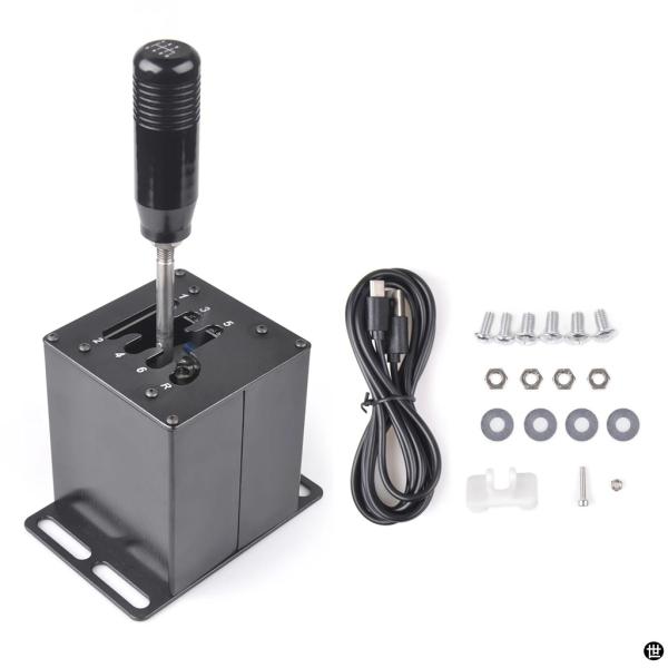 USB H ギア シフター LOGITECH G27 G29 G25 G920 THRUSTMASTER T300RSGT シフト ノブ ETS2 SIM ギア シフト PC レーシング ゲーム HB-1014 タイプ: H ギア シフター...