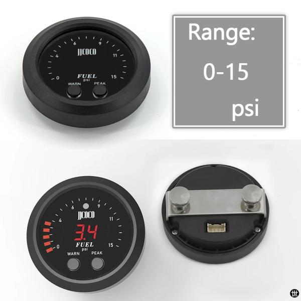 特徴:赤色LEDによるデジタル表示自動車の燃圧測定に使測定範囲は0~15PSI高精度、簡単操作仕様単位: PSI測定範囲: 0~15PSIセンサー取り付けネジ: NPT 1 8 インチ 電源: 12V 24V DC、最大 0.3Aパッケージ...