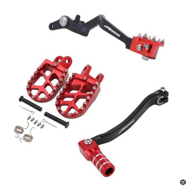 特徴: 新品、未取り付け、高品質より美しく、長寿命取り付けが簡単、追加の変更は必要ありません 仕様: カラー: 写真の赤色 素材: アルミニウム フィットメント: ブレーキペダル: XR250R 2000-2004 XR250 BAJA 2...