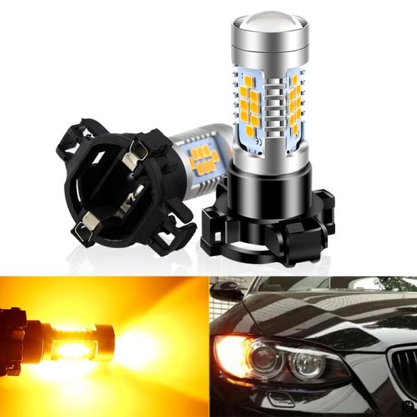 製品の特徴：1.アイテムタイプ: ウィンカーライト/NBSP;3.ソケットタイプ:PY24WPY24WNA12190NA52005200S4.色:ホワイトアンバーイエロー5.電力:5W6.電圧:DC 9-18V7.LEDチップ:30 SMD...