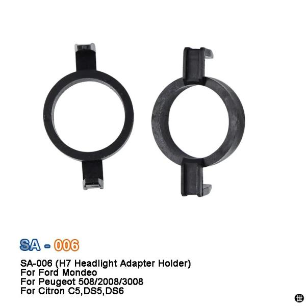 詳細 - H7 LED ヘッドライトバルブホルダーアダプター 2 個 /NBSP; - H7 LED ヘッドライト バルブを元のヘッドランプにしっかりと素早く取り付けることができます 元のソケットを破壊することなくハウジングを取り付けること...