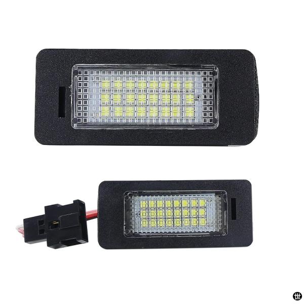アウディの場合TT 07 Q5 08 A4 4D5D B8 08 S5 08 A5 08 AUTO LED 車 CANBUS エラーなしナンバーナンバープレートライト電球 ホワイト 12V 仕様: 1 組の高出力エラーフリー LED ナンバ...