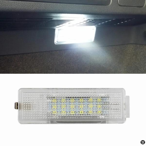 VW6000K キセノン HID 白色光 LED ラゲッジ コンパートメント ランプ 2 個黄色がかったラゲッジ コンパートメントの電球をこの超明るいキセノン ホワイト ハイパワー電球に変更します最新のヨーロッパの外観にマッチするように警告...