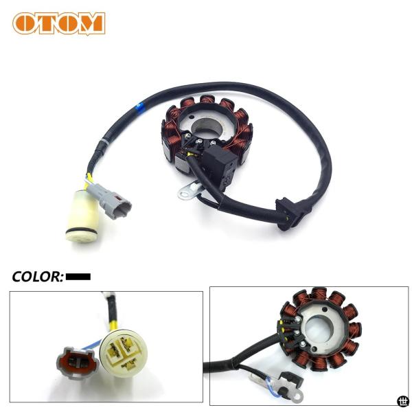 OTOM モトクロス ステーター コイル バイク アクセサリー 磁気ステーター ジェネレーター 点火コイル アセンブリ キット ZONGSHEN NC250 NC450 KAYO T6 BSE エンジン部品 製品の特徴?高品質、100％新品...