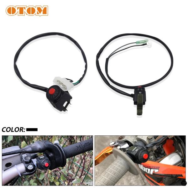 OTOM バイク電動フレームアウトスターターストップボタン ONOFF キルスイッチ KTM EXC SXF XCF HUSQVARNA FC FE TC TE 125 150 250 300 450 530 690 製品の特徴?プッシュス...