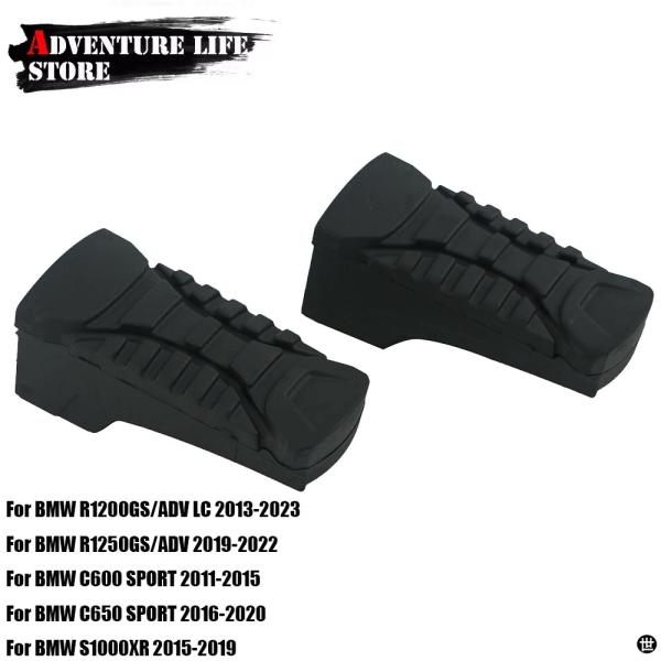 バイクリアフットペグプレートフットレストゴムパッドカバー汎BMW R1200GS LCアドベンチャーR1200 GS ADV 2013-2017 2018 2019製品説明:状態:100%新品カラー:ブラック素材:高品質ゴム取り付け簡単、高...