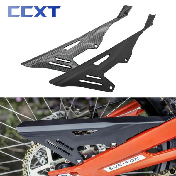 電動モトクロススプロケットカバーチェーン保護カバー SUR RON SUR-RON SURRON LIGHT BEE X /AMP; にいます LIGHT BEE S UNIVERSAL特徴:100%新品、未装着、高品質チェーンを保護し、砂...