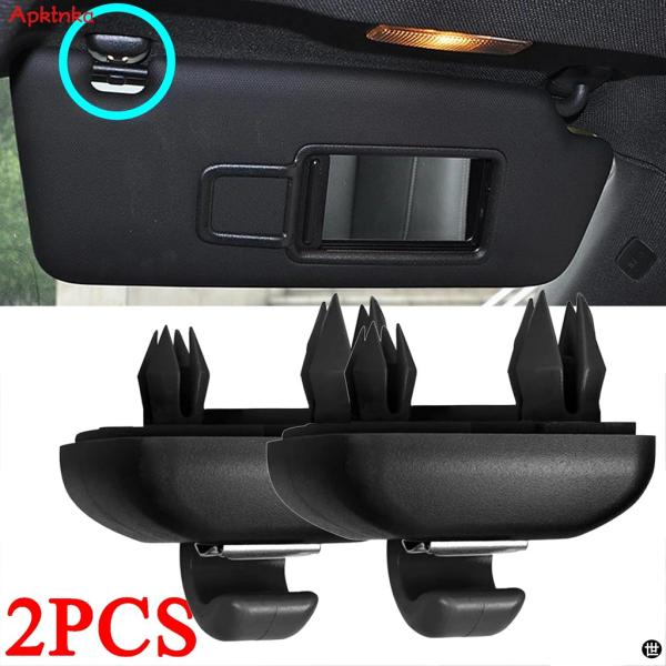 PRODUCT：SUN VISOR CLIPS PACKAGE INCLUDES：2PCS BLACKSUN VISOR CLIPSCOLOR: BLACKPART TYPE：DIRECT REPLACEMENTMANUFACTURER P...