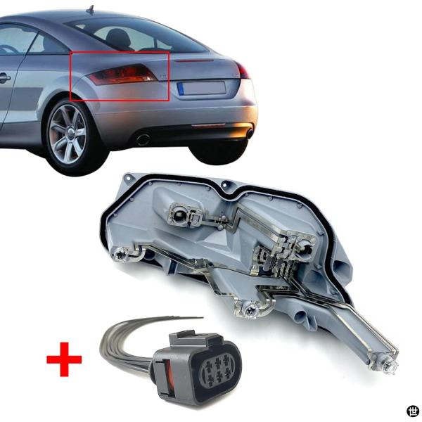 説明：車両への配置：リア左右カラー：ブラックリアテールライトランプバルブアセンブリホルダー＆配線済みコネクタプラグハーネス純正のオリジナルリアテールライトホルダーを直接交換できますアプリケーション このリアテールライトホルダーの装備：オリジ...