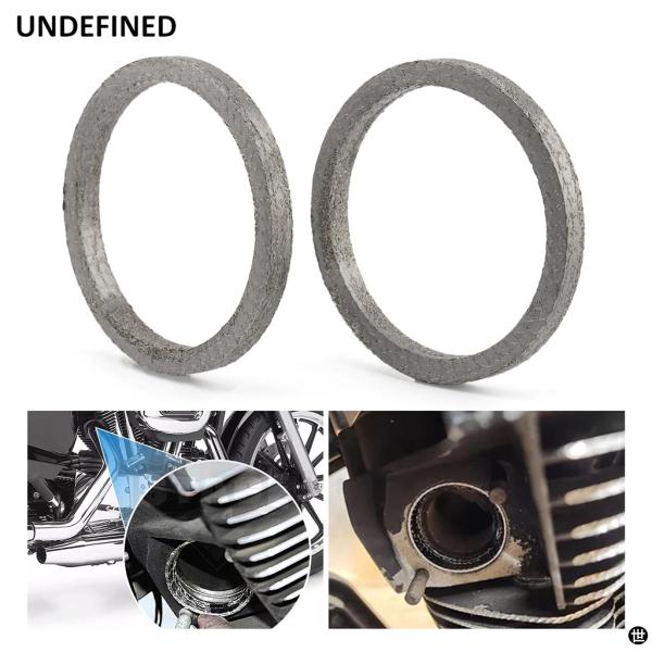 1984 〜 2016 年の BIG TWIN モデルの球形排気ポートで動作するように設計されていますマフラーからヘッドまでの以前のスタイルのシステムエキゾーストパッキングにも対応しますグラファイト＆スチールメッシュ、ベベルガスケット、フラ...