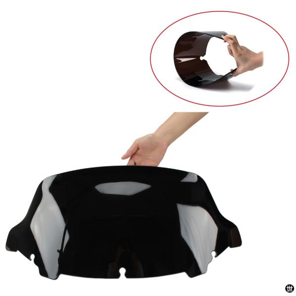 状態: 新品製品 素材: 高品質 ABS プラスチック カラー: 写真の通り フロントガラスの高さ: 4.5 インチ 7 インチ  10.5 インチ 中央のボルトの中心から測定 簡単な取り付け既存のものと直接交換してください取り付け説明書は...