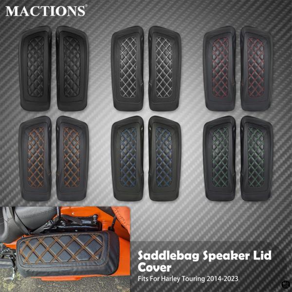 製品名:ハードサドルバッグレザー蓋カバー状態:100%新品サイズとサイズ:スタイル：写真が示すように色：ブラック、ブラック+ホワイトライン、ブラック+レッドライン、ブラック+オレンジライン、ブラック+ブルーライン、ブラック+グリーンライン素...