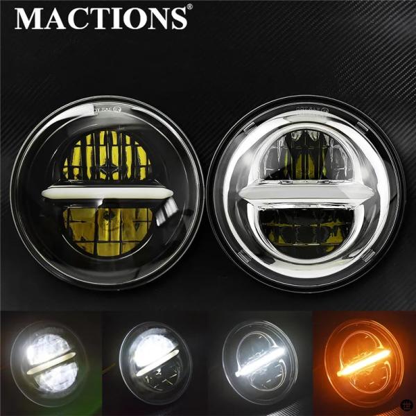 説明 LEDパワー: ハイビーム 50W 3000LM; ロービーム 15W 1500LM パワー: 50W サイズ: 5.75インチ LED数量: 5W * 9LED 色温度: 6500K-7000K 電圧: DC12-30V S ハウジ...