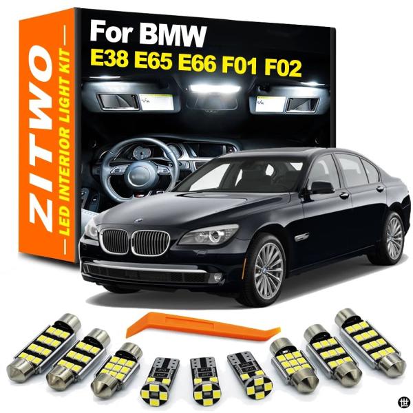 コンプリートカーアクセサリー LED 電球インテリア屋内ライトキット BMW 7 シリーズ E38 E65 E66 F01 F02 730 740 745 750 760 1995-2015? 7 シリーズ E38 1995-2001 - ...