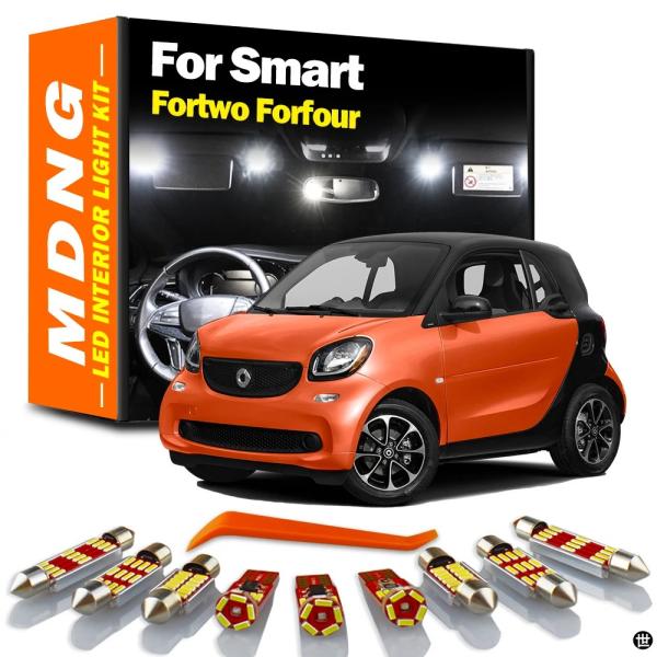 MDNG スマート フォーツー フォーフォー 450 451 452 453 454 シティ クーペ コンバーチブル ロードスター シティ クーペ クロスブレード LED インテリア ルーフ ライト キットフォーツー 450 2004-20...