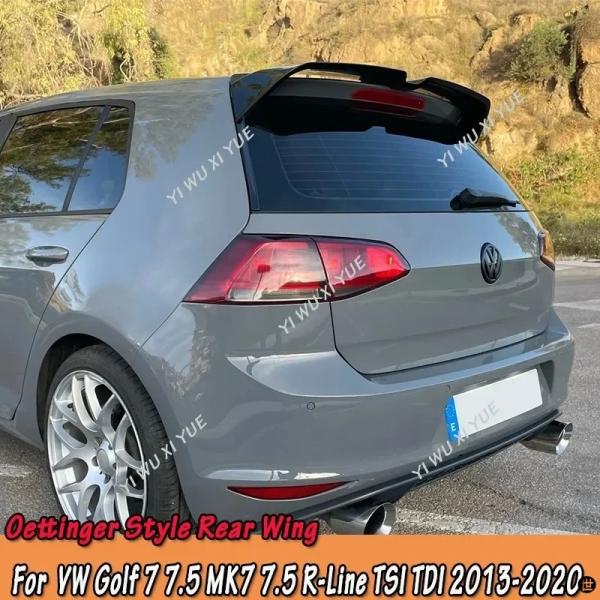 OETTINGER スタイル ルーフスポイラー フォルクスワーゲン ゴルフ MK7 7.5 TSI TDI GTI R GTD GTE リアルーフウィング ゴルフ 7 2013 -2020 カーアクセサリー用適合車種:VW フォルクスワーゲ...