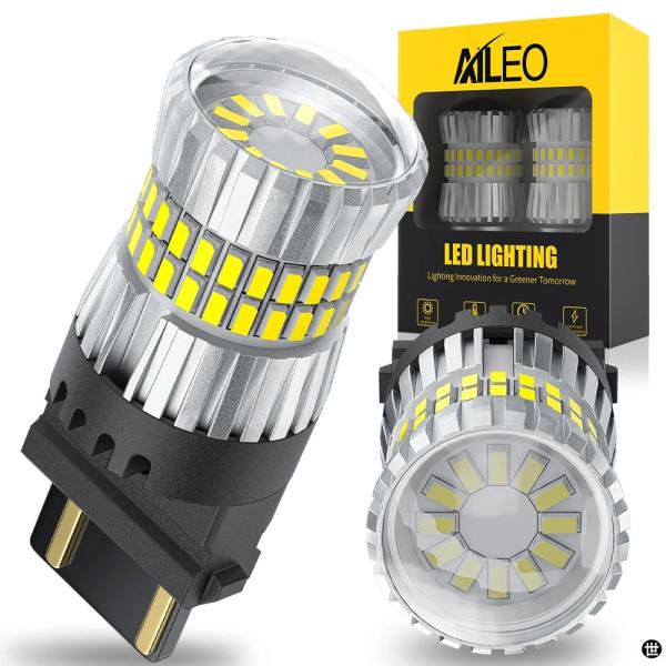 説明動作電圧: DC 12Vルーメン: 4400LMLED タイプ: 60 PCS アップグレード 5014 SMDビーム角: 360 度寿命: 60000 時間以上古いハロゲンランプの完璧な代替品光の色: ホワイト、アンバー、レッドソケッ...