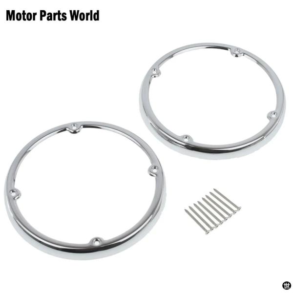 バイククロームツアーパックスピーカートリムハーレーツーリングエレクトラグライドウルトラクラシックFLHTCUウルトラ限定FLHTK FLTRU 2014以降