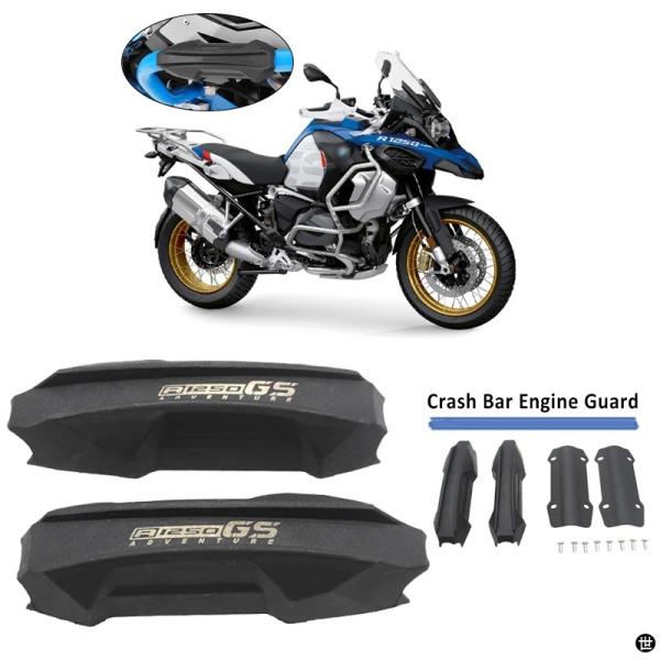 バイク エンジン ガード エンジン クラッシュ バー プロテクター バンパー ガード 装飾ブロック装備:PARA BMW R1200GSAVENTURAR1250GSF800GSAVENTURAF700GS F650GS DOBLE CYL...