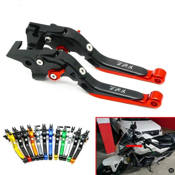 BENELLI JINPENG 502 TRK502 TRK 502X 2018 2019-2021 バイク 調整可能な拡張可能なハンドルバー折りたたみブレーキクラッチレバー製品説明: 折りたたみ式: 自転車が衝突するときに主に壊れた保護に...